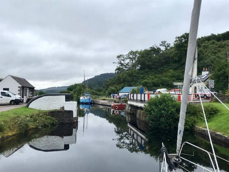 Doorvaart door Crinan Canal